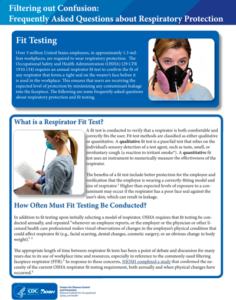 NIOSH Releases Frequently Asked Question Flyers for Respirator Fit ...