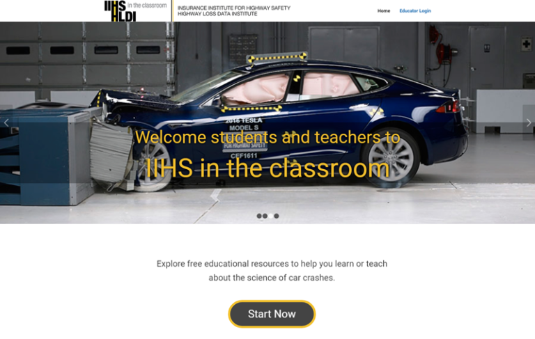 IIHS-HLDI Launch Educational Website for Science Teachers, Students ...