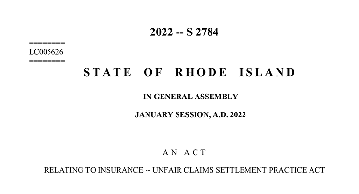 Rhode Island Legislation Seeks to Double Threshold Before Physical ...
