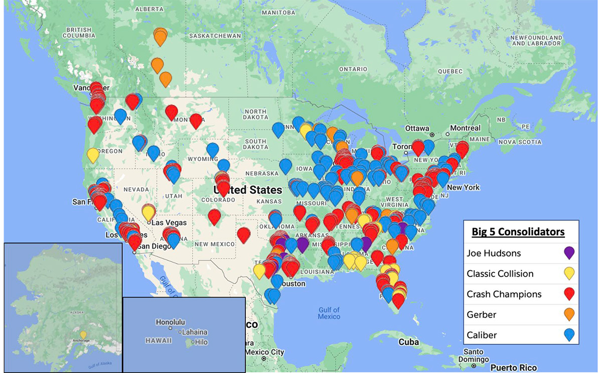 Collision Repair Consolidators Continued to Grow in 2022 - CollisionWeek