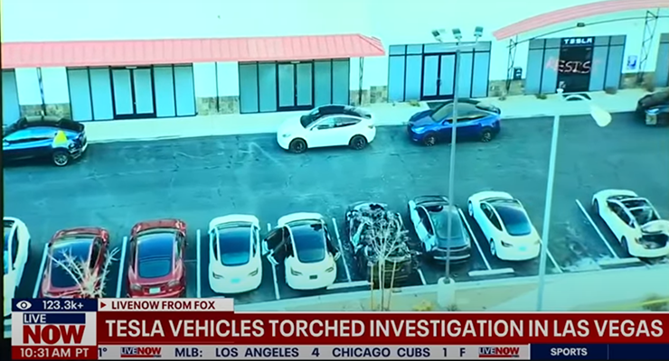 Tesla Collision Center Targeted in Las Vegas Arson Attack - CollisionWeek